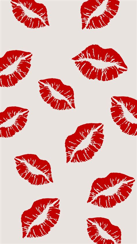 Готовый фон на День всех влюбленных — поцелуи 💌