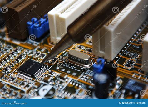 Circuit Board Repair Stock Photo Image Of Selective