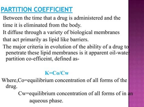physicochemical and biological properties of sustained release