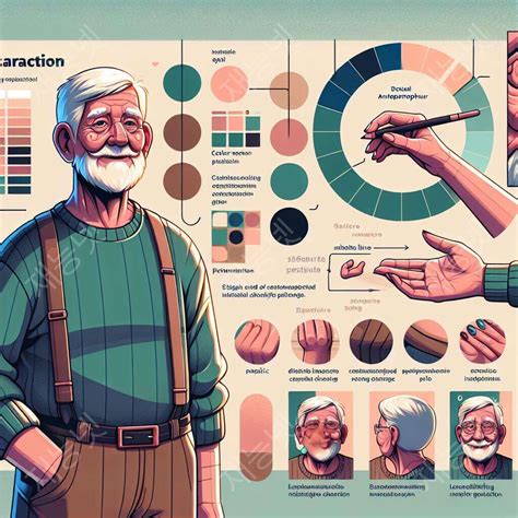 🧓 노인 캐릭터 어떻게 표현하지