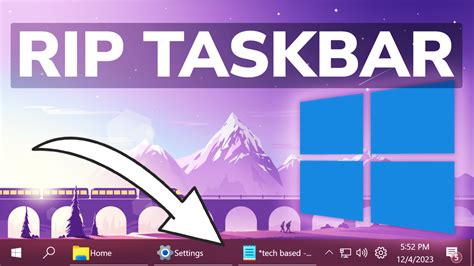 Windows Is Blocking Taskbar Changes From Third Party Apps RIP