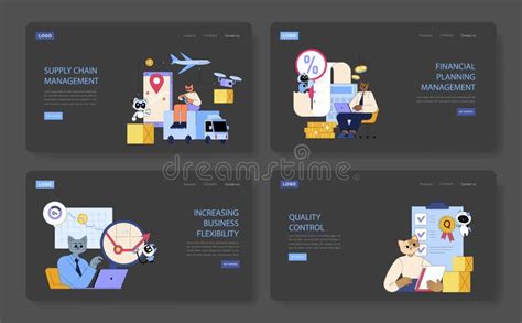 Ai In Medium Sized Business Stock Illustration Illustration Of Logistics Flexibility 370373139