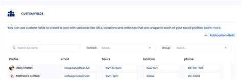 how do i use custom post fields vista social