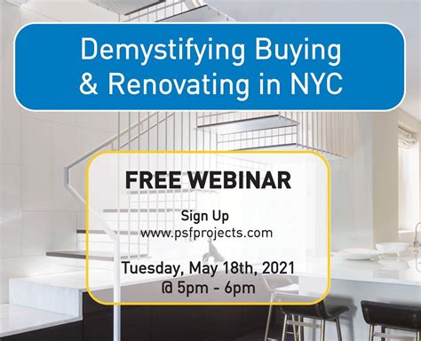 Demystifying And Renovating In Nyc — Psf Projects