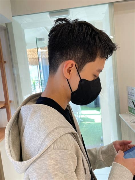 남자 짧은 머리 스타일 드롭컷 다운펌 손질 팁 알려드려요 네이버 블로그