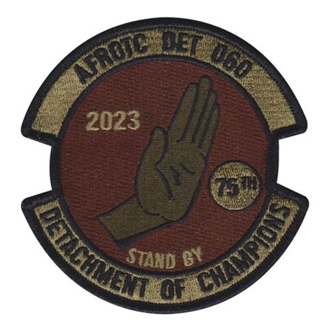 Afrotc Detachment 060 Det Of Champions Ocp Patch Air Force Reserve Officers Training Corps