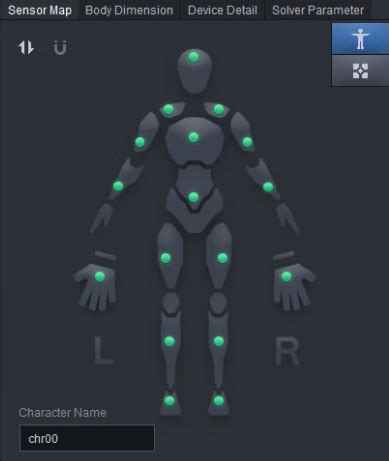 Device Settings Perception Neuron