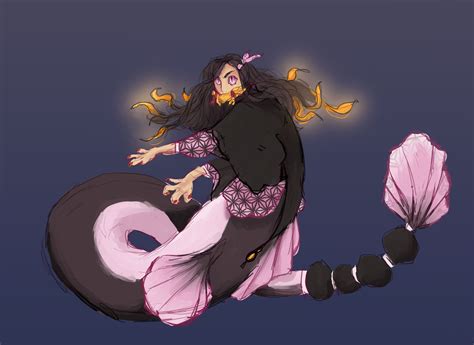 Mermaid Nezuko By Graphidoggo On Deviantart