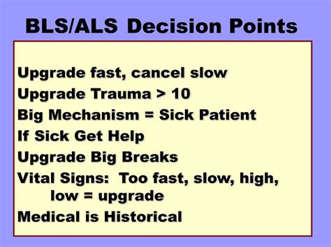 PPT BLS ALS TRANSPORT PowerPoint Presentation Free Download ID 1203309