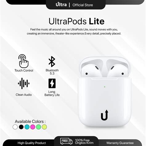 Jual [best Seller] Ultrapods Lite Series 2024 Headset Bluetoooth Inpods 12 Macaron True Wireless