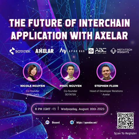 Apac Dao On Linkedin Techama Blockchaininnovation Interchainapplications Axelar Web3…