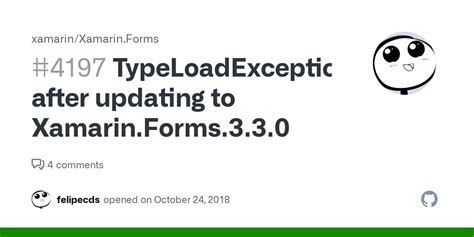 Typeloadexception After Updating To Xamarinforms330 · Issue 4197