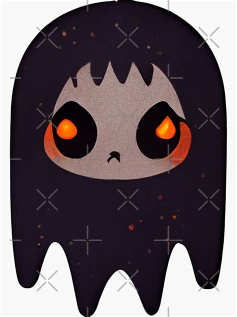 A Cute Ghost Yokai Spirit Sticker For Sale By Qmedda Redbubble