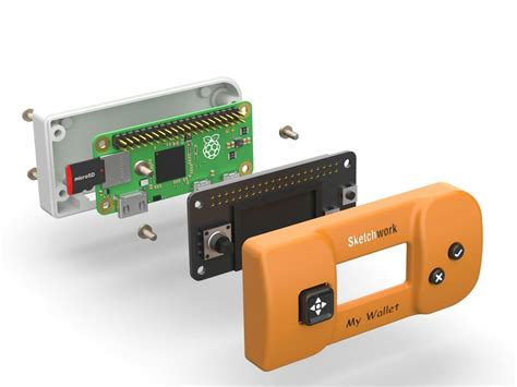 Raspberry Pi Zero Hardware Crypto Wallet Enclosure Design