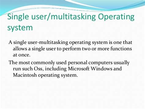 Operating System