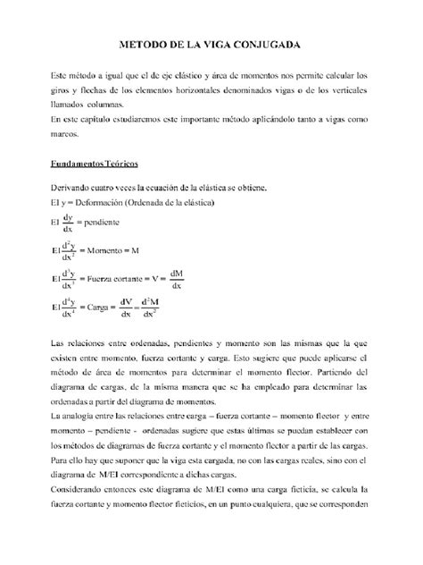 viga conjugada teoria y practica pdf
