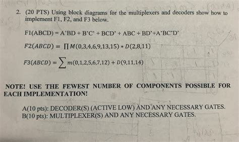 solved chapter 2 15 20 pts a combinational circuit