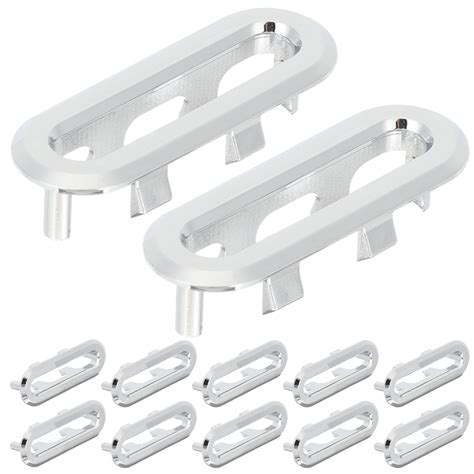 CIMAXIC Durable Silver Sink Overflow Ring Anti Rust Bathroom Accessory For Long Term Use