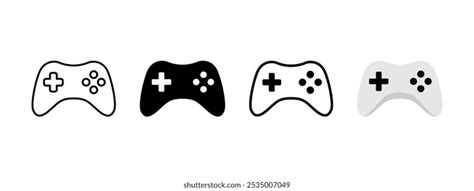 Gamepad Icon Joystick Vector Illustration Gaming Stock Vector Royalty