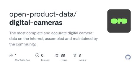 GitHub Open Product Data Digital Cameras The Most Complete And Accurate Digital Camera Data