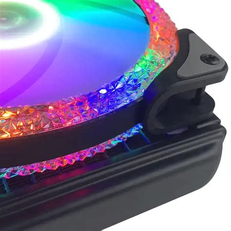 도매 120mm 아이오 액체 Cpu 쿨러 Argb 동기화 물 냉각 Pwm 게임 컴퓨터 케이스 팬