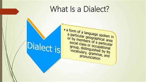 Language And Dialect Pptx