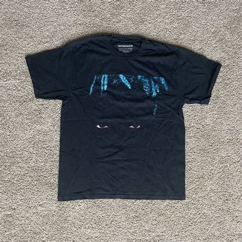 xxxtentacion question mark eyes double sided t shirt … gem