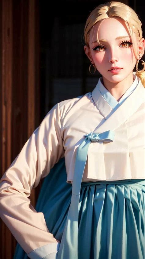 Ai가 그린 한복 거유 외국인  오픈이슈갤러리 인벤