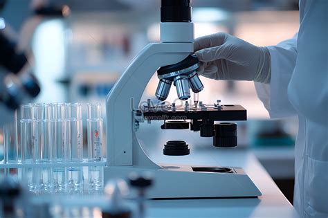 과학자 핸드 헬드 현미경