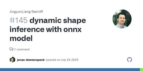 dynamic shape inference with onnx model · issue 145 · jingyunliang