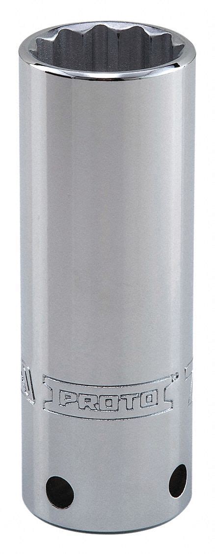 Proto Socket 1 2 In Drive Size 26 Mm Socket Size 12 Point Alloy Steel Chrome Finish
