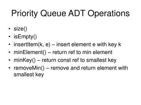 Ppt Priority Queues Powerpoint Presentation Free Download Id6193730