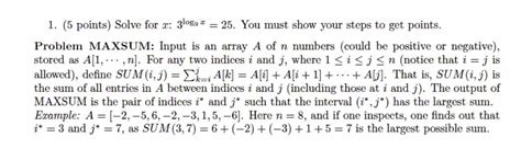 Solved 1 5 Points Solve For R 310892 25 You Must Show