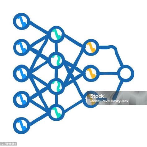Program Hierarchy Artificial Intelligence Icon Doodle Illustration