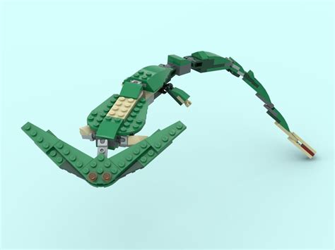 Lego Moc 31058 Diplocaulus By Ambrosino Rebrickable Build With Lego