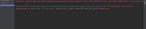 maven编译报错“please refer to dump files if any exist [date] dump [date