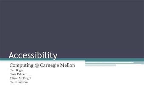 PPT Accessibility PowerPoint Presentation Free Download ID 2340062