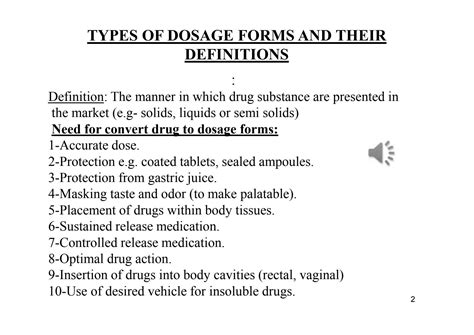 Types Of Dosage Forms With Examples At Sara Swasey Blog