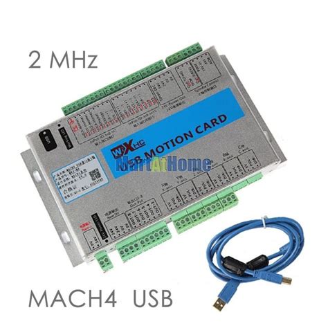 USB 2MHz Mach4 CNC 4 Axis Motion Control Card Breakout Board MK4 M4 For Machine Centre CNC
