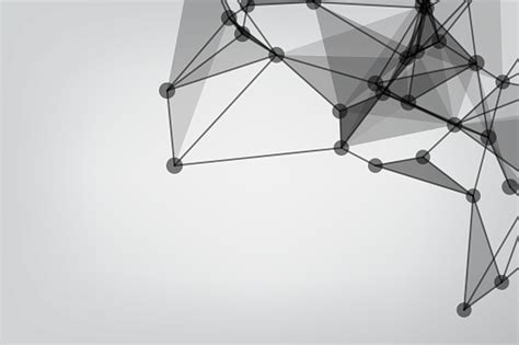 기하학적 그래픽 배경 분자 및 통신 미니멀리즘 혼돈의 일러스트레이션 과학 화학 생물학 의학의 개념 점과 선을 연결하는 배경 기술