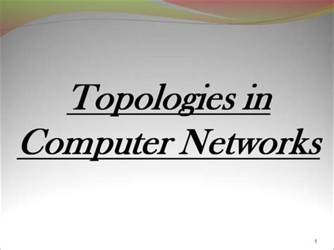 Topology Ppt