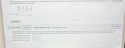 solved using the techniques discussed in this section solve
