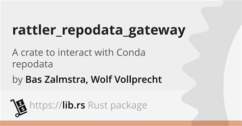 rattler repodata gateway — rust filesystem library lib rs