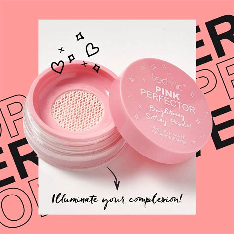 Technic Pink Perfector Brightening Setting Powder Technic Cosmetics