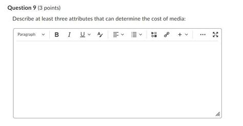 Solved Describe At Least Three Attributes That Can Determine