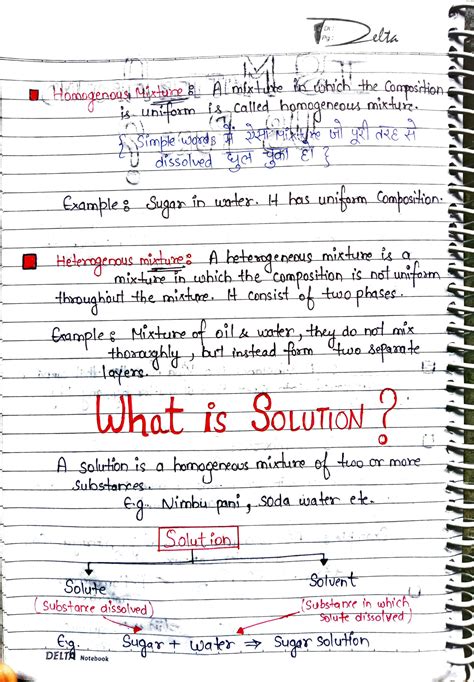 SOLUTION Notes Of Ch 2 Is Matter Around Us Pure Class 9th Science