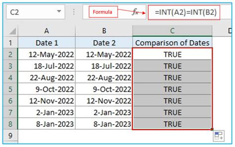 How To Compare Two Dates In Excel Compare Dates In Excel Resource