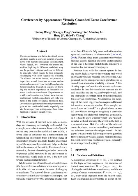 Pdf Coreference By Appearance Visually Grounded Event Coreference