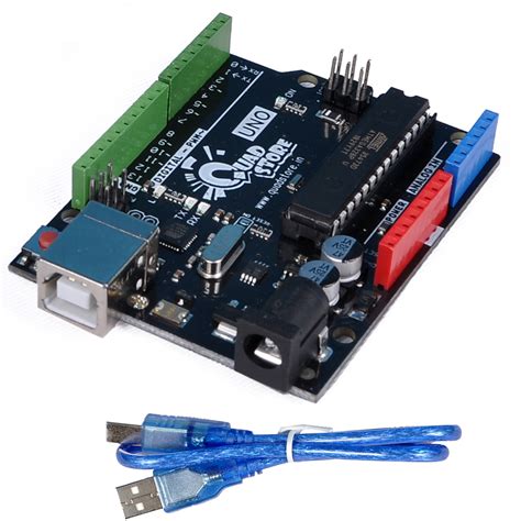 Quad Stores Arduino Compatible UNO R Microcontroller Board ATmega P ATMEGA U With Feet