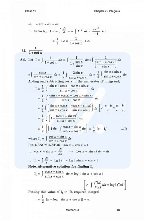 Ncert Solutions For Class 12 Maths Chapter 7 Exercise 7 2 Mathongo